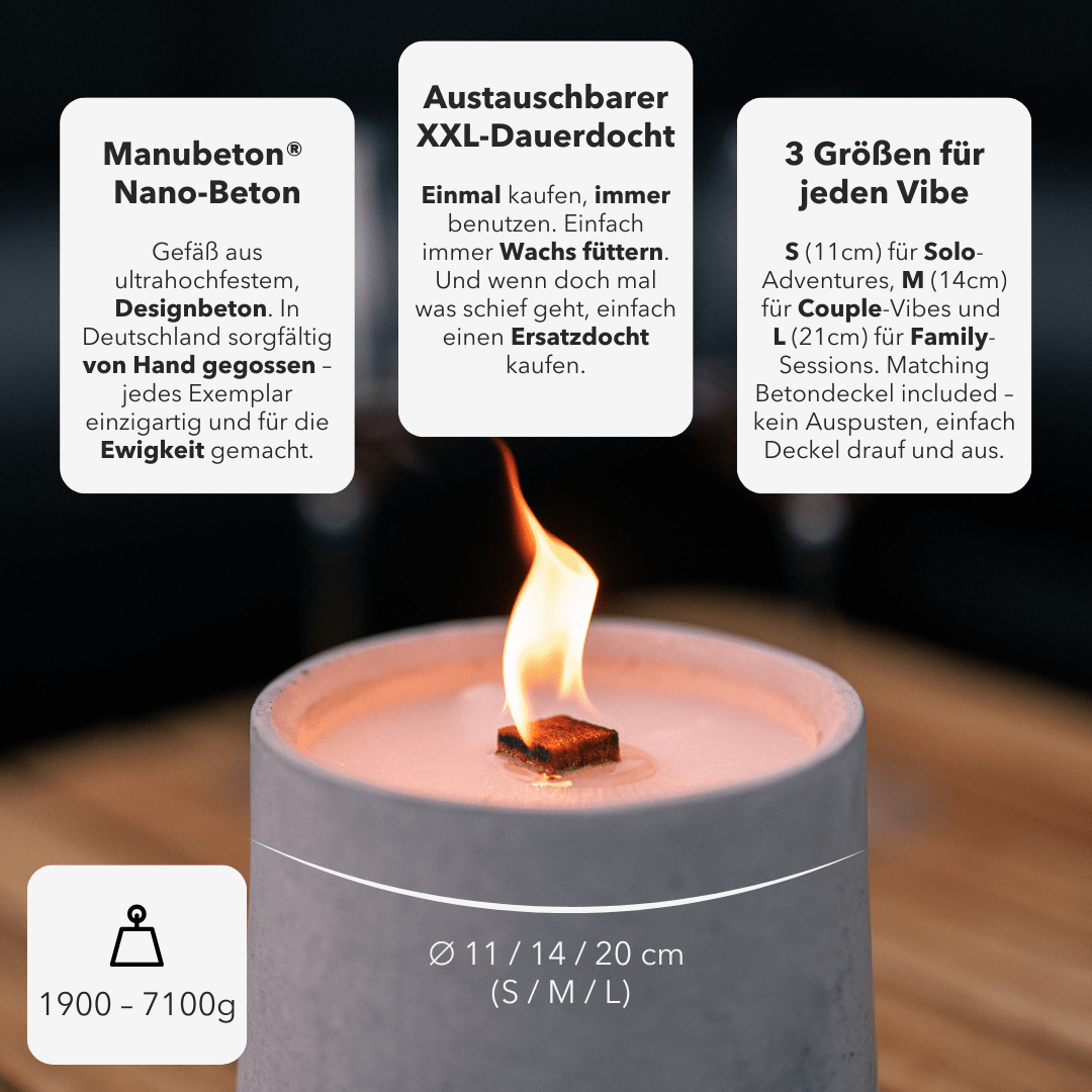 Dauerfeuer CLARUS Outdoor – HÄNG